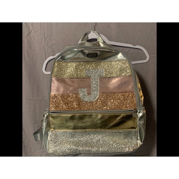 Justice | Accessories | Justice Girls Gold Silver Rose Glitter Initial ...